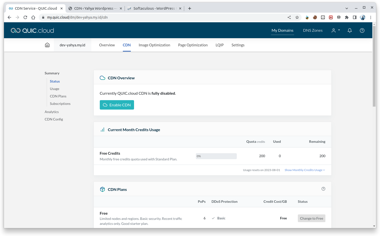 Tutorial CDN Gratis dari Quic - CloudAja Artikel | Cloud Hosting Indonesia