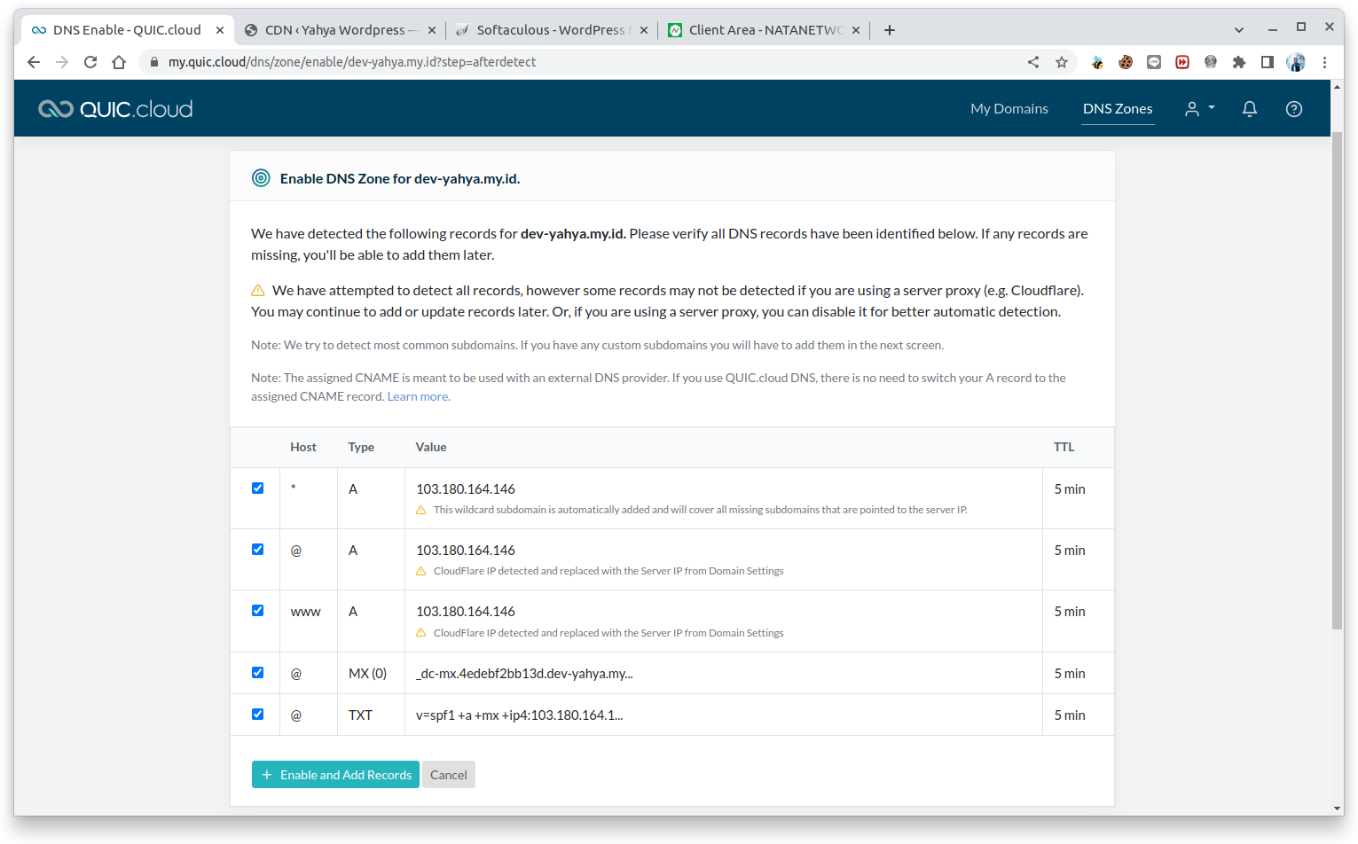 Tutorial CDN Gratis dari Quic - CloudAja Artikel | Cloud Hosting Indonesia