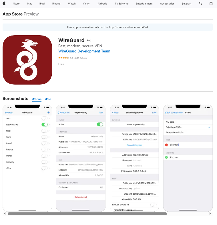 Tutorial Setup VPN Wireguard Natanetwork di Perangkat iOS
